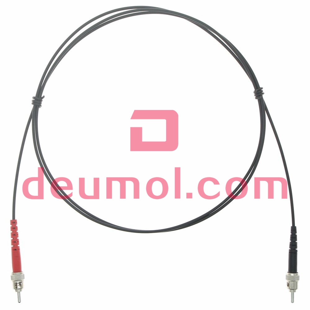 ST 1.0mm Plastic Optical Fiber Cable Assemblies, ST/ST POF Patch Cords ...